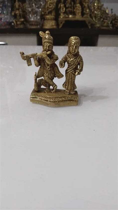 Small Radha Krishna Brass Statue Temple At ₹ 650piece In Aligarh Id