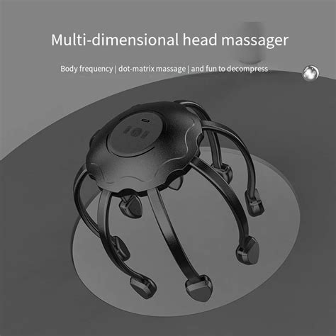 Electric Head Massager Head Neck Scalp Massager Hand Held 3 Modes