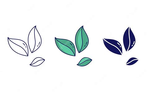 Premium Vector Outline Coco Leaves Vector Icon