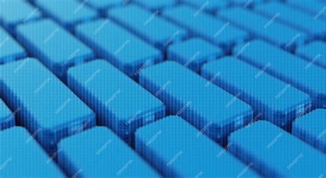 A Blue Keyboard With A Blue Keyboard And A Blue Keyboard Keys Premium