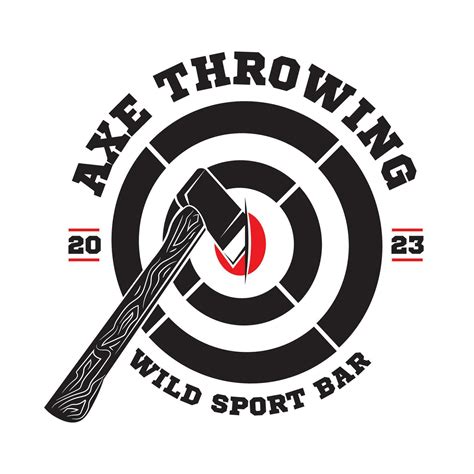 Axe Throwing Vector Illustration Logo Design 26278896 Vector Art At