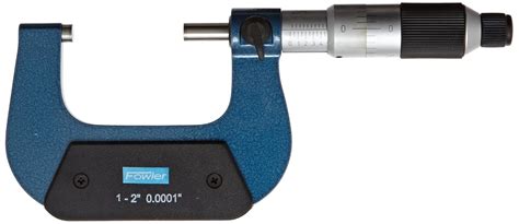 Fowler 52 233 002 Parallax Free Outside Inch Micrometer 1 2 Measuring Range 00001