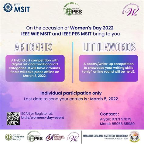 Ieee Msit On Linkedin Ieee Ieeemsit Wie Pes Poetry Poem Art