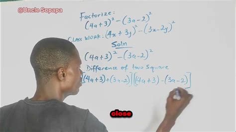 How To Solve Question On Factorization 1 Youtube