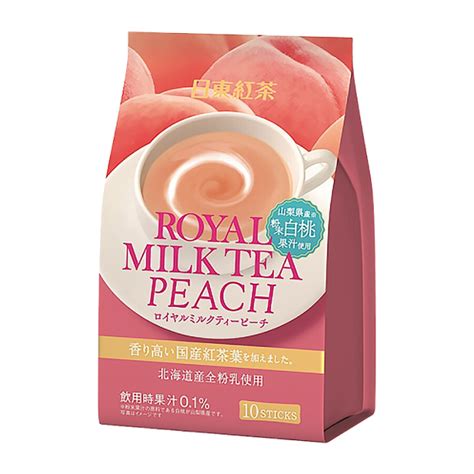 日东红茶白桃味奶茶