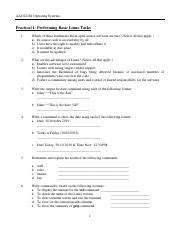 Practical 1 Performing Basic Linux Tasks Pdf AACS2284 Operating Systems Practical 1