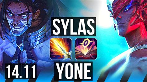 SYLAS Vs YONE MID Solo Kills Winrate Legendary EUW Master YouTube