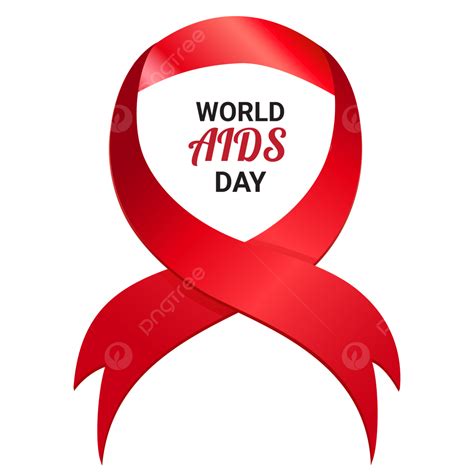 Gambar Pita Merah Hari Aids Sedunia Hari Bantuan Hari Aids Sedunia Pita Png Dan Vektor Dengan
