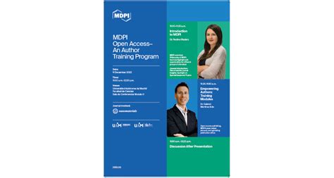 Mdpi Open Access An Author Training Program Iadchem Institute For