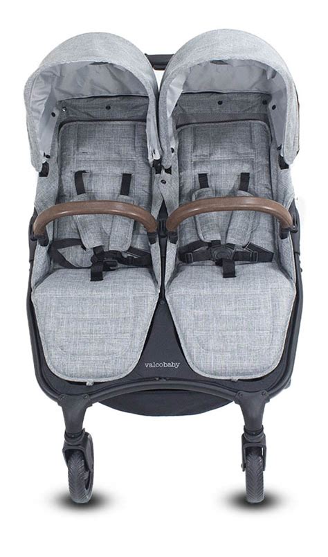 Valco Snap Duo Trend Twin Side by Side Double Stroller + Bassinet ...