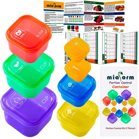 Buy Portion Control Container And Food Plan 21 Day Portion Control