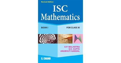Isc Mathematics For Class Book By O P Malhotra