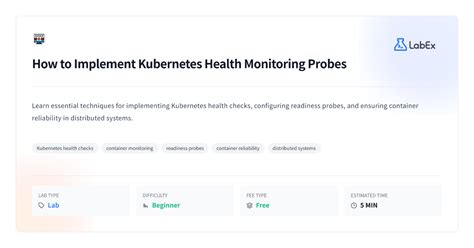 How To Implement Kubernetes Health Monitoring Probes Labex