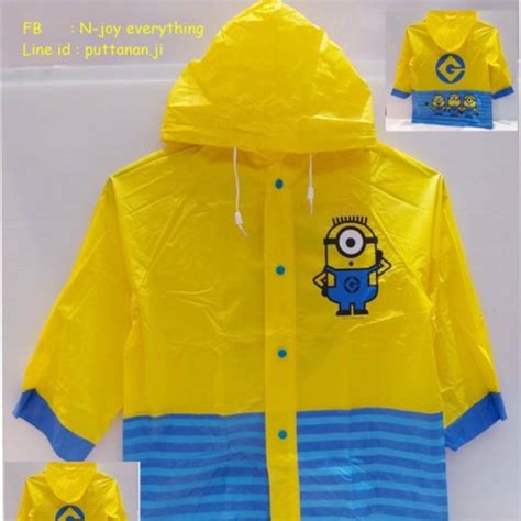 เสื้อกันฝนลายมินเนี่ยน แบบหนา งานลิขสิทธิ์แท้100 Shopee Thailand