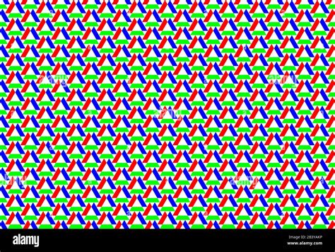 Seamless Ornament Of The Abstract Rgb Matrix Stock Vector Image And Art
