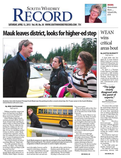 South Whidbey Record April 13 2013 By Sound Publishing Issuu