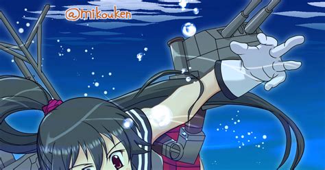 艦隊これくしょん 矢矧vs児気反応忌雷 屈原神無のイラスト Pixiv