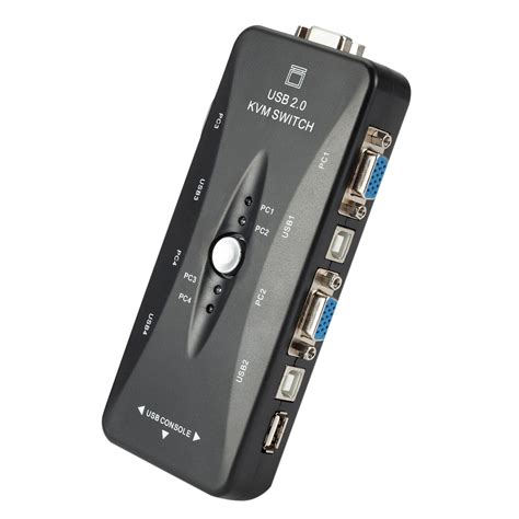 4 Port Usb20 Kvm Switch Box For Mouse Keyboard Pr Grandado
