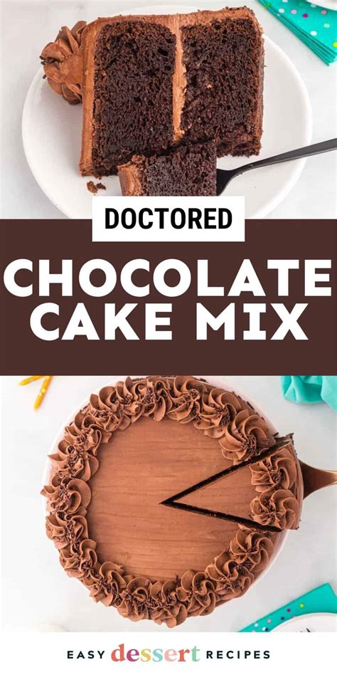 Doctored Chocolate Cake Mix Recipe Easy Dessert Recipes