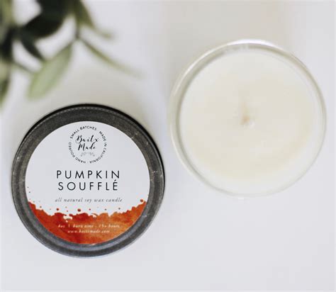Pumpkin Soufflepumpkin Candlepumpkinfall Candleall Natural Soy