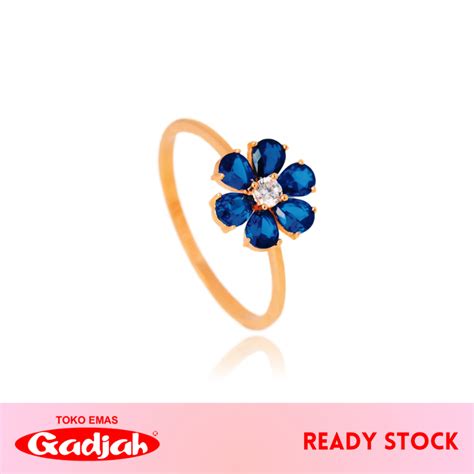 Jual Cincin Emas Sakura Ring Polos Toko Emas Gadjah Shopee Indonesia