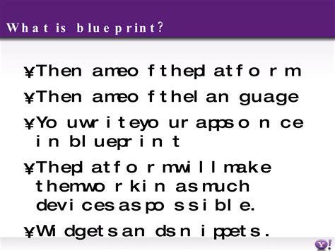 BluePrint Mobile Framework PPT