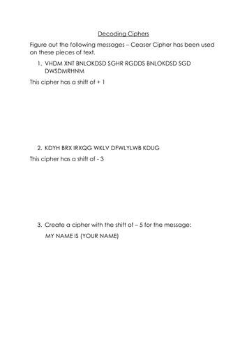 Binary Lessons 6 In Total Suitable For Ks3 And Ks4 Teaching Resources