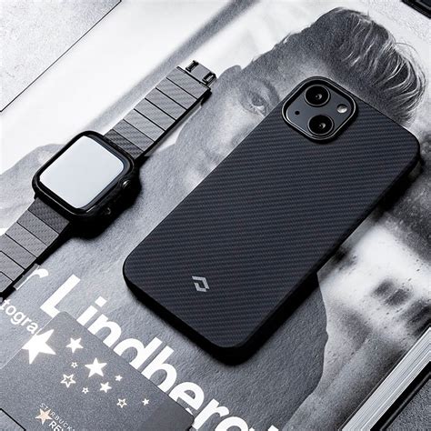 Carbon etui Pitaka Air Case Black/Gray dla iPhone 13 Pro Max — Kupić ...