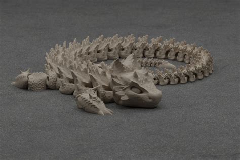 Articulated Dragon 006 Stl File Stl File Etsy