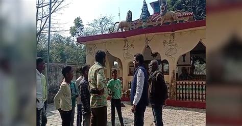 Anti Social Elements Vandalized Statues Of Shiva Temple Police Engaged