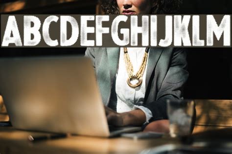 Halftoned Backup Font FFonts Net