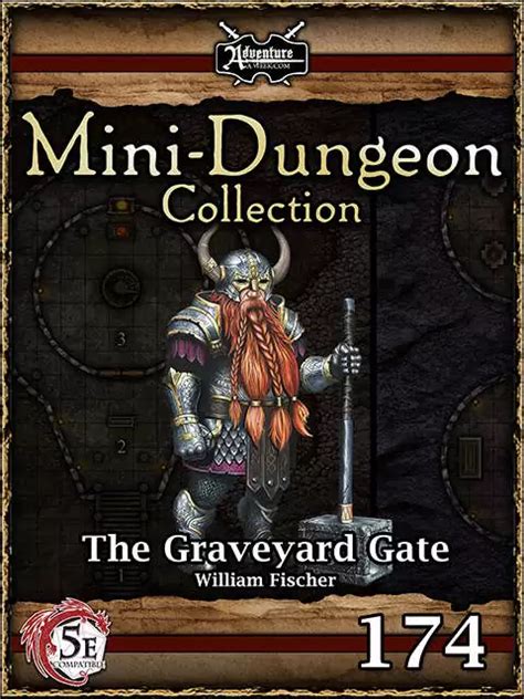 E Mini Dungeon The Graveyard Gate Aaw Games Th Edition E