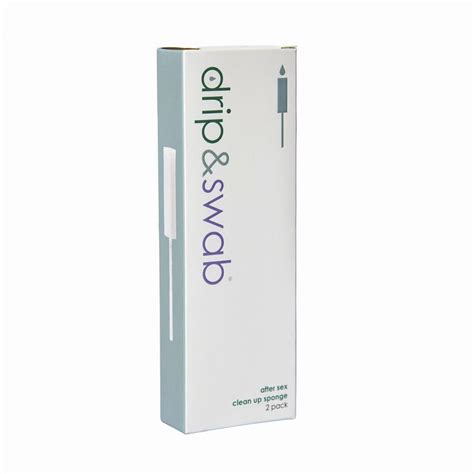 Drip And Swab After Sex Clean Up Sponge 2 Pack Shop Today Get It