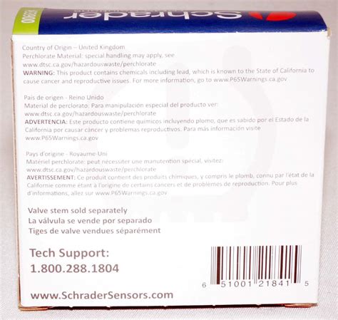 Tpms Programmable Sensor 90 Degree Ez Sensor Schrader 33900