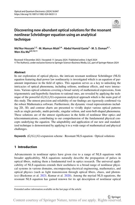 discovering new abundant optical solutions for the resonant nonlinear