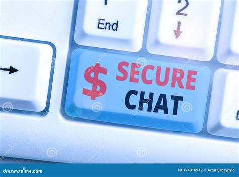 Handwriting Text Writing Secure Chat Concept Meaning Approach To