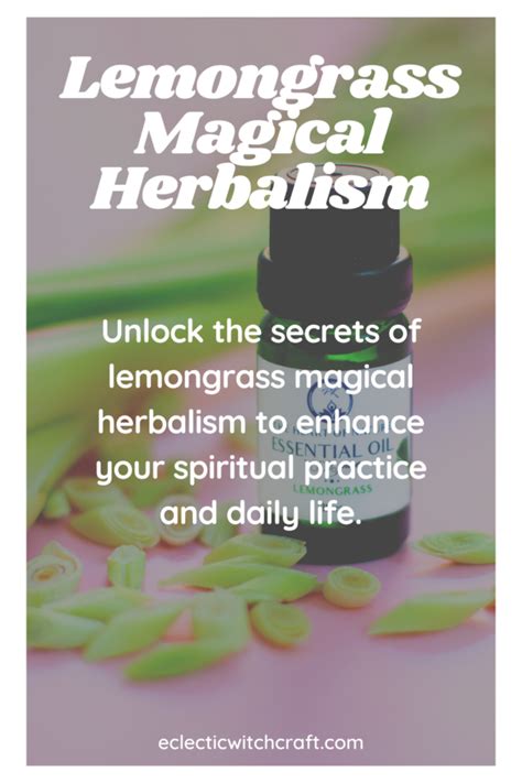 The Meaning Of Lemongrass Magical Herbalism Eclectic Witchcraft