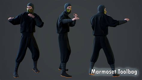 Ninja 03 3d Model By Davlet