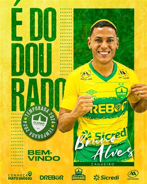 Cuiabá anuncia contratação do zagueiro Bruno Alves ex Grêmio e São