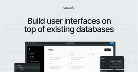 weweb works with supabase