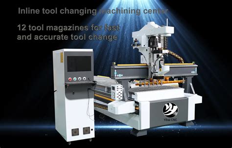 Easy Operation Automatic Tools Changer CNC Router Woodworking Machinery ...