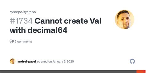 Cannot Create Val With Decimal Issue Sysrepo Sysrepo Github