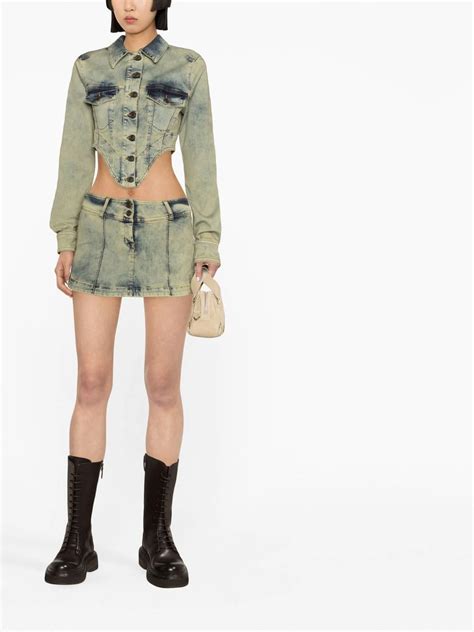 Knwls Harley Denim Mini Skirt Farfetch Denim Mini Skirt Mini