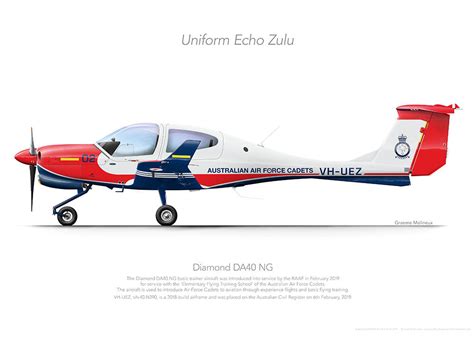 Diamond Da40 Ng Vh Uez Australian Air Force Cadets By Lieutenantaussie