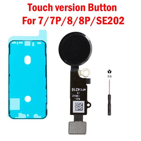 touch version home button flex for iphone 7 8 plus se yf universal back