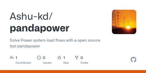Github Ashu Kdpandapower Solve Power System Load Flows With A Open Source Tool Pandapower