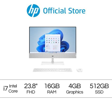Hp Desktop Pavilion 24 Ca1015d Aio Pc Intel I7 12700t 238 Touch