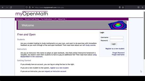 Introduction To Myopenmath Youtube