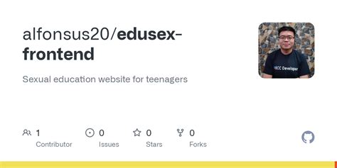 GitHub Alfonsus20 Edusex Frontend Sexual Education Website For Teenagers