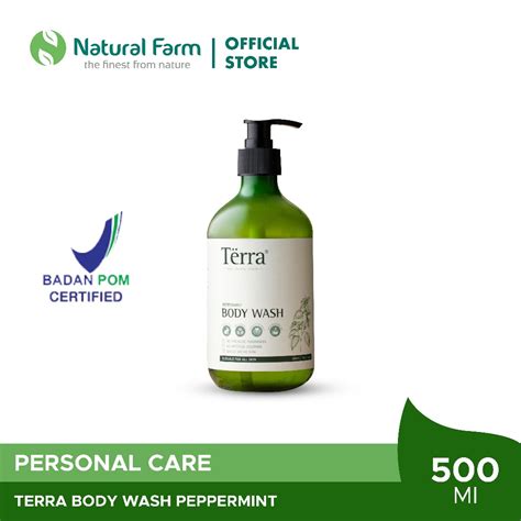 Jual Terra Body Wash Peppermint 500ml Shopee Indonesia